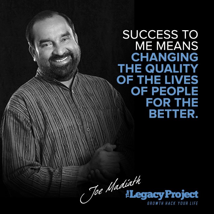 Joe Madiath | Indian Social Entrepreneur | The Legacy Project