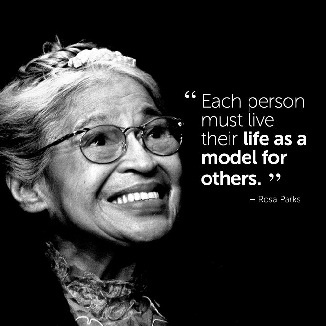 Quotes From Rosa Parks Former African American Civil Rights Activist