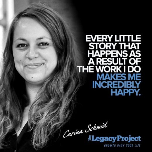 Carina Schmid | Co-Founder & CEO Of The Global Experience | The Legacy ...